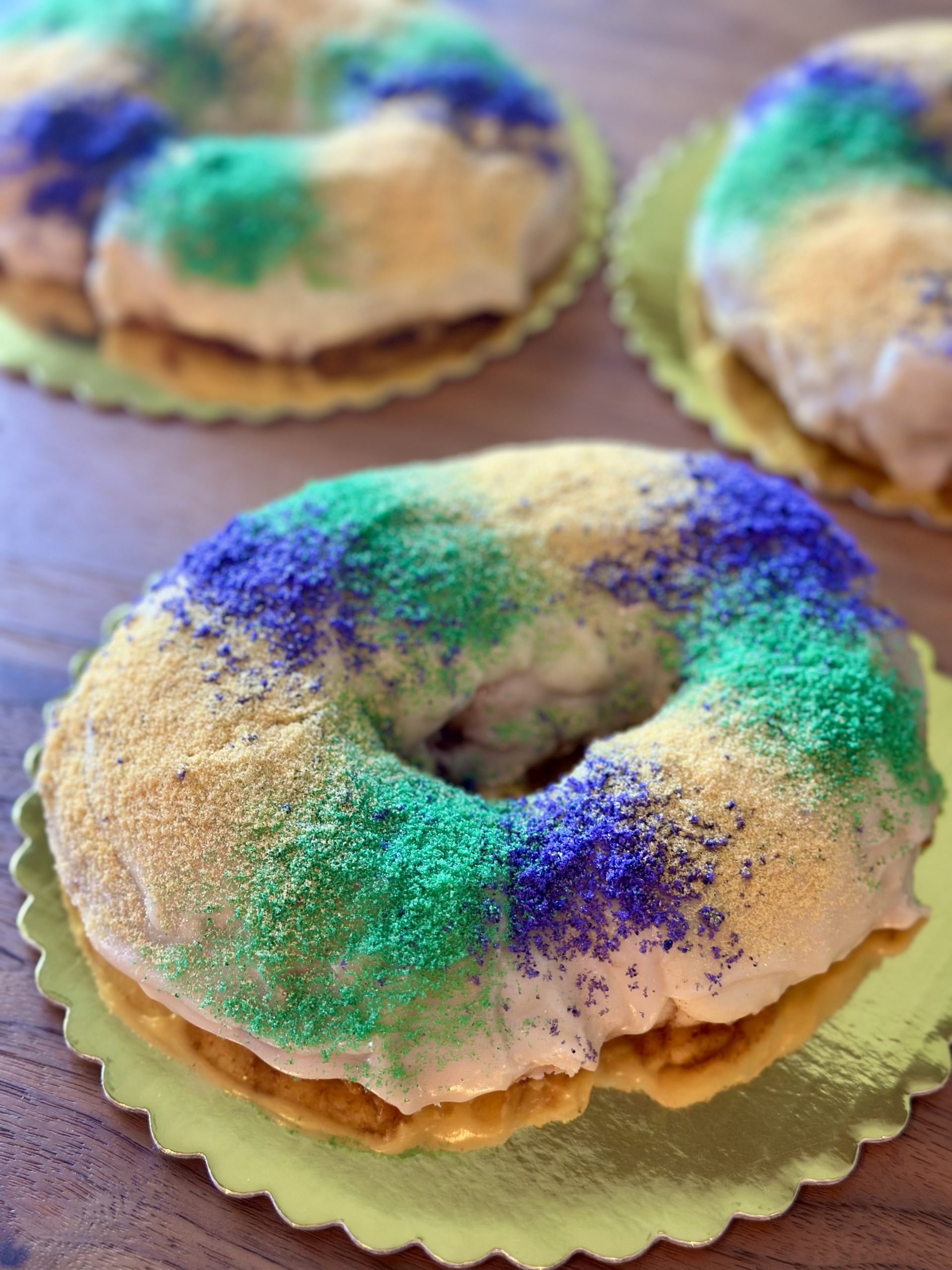 Mini Mardi Gras King Cake | Mrs. Dunn Baked It